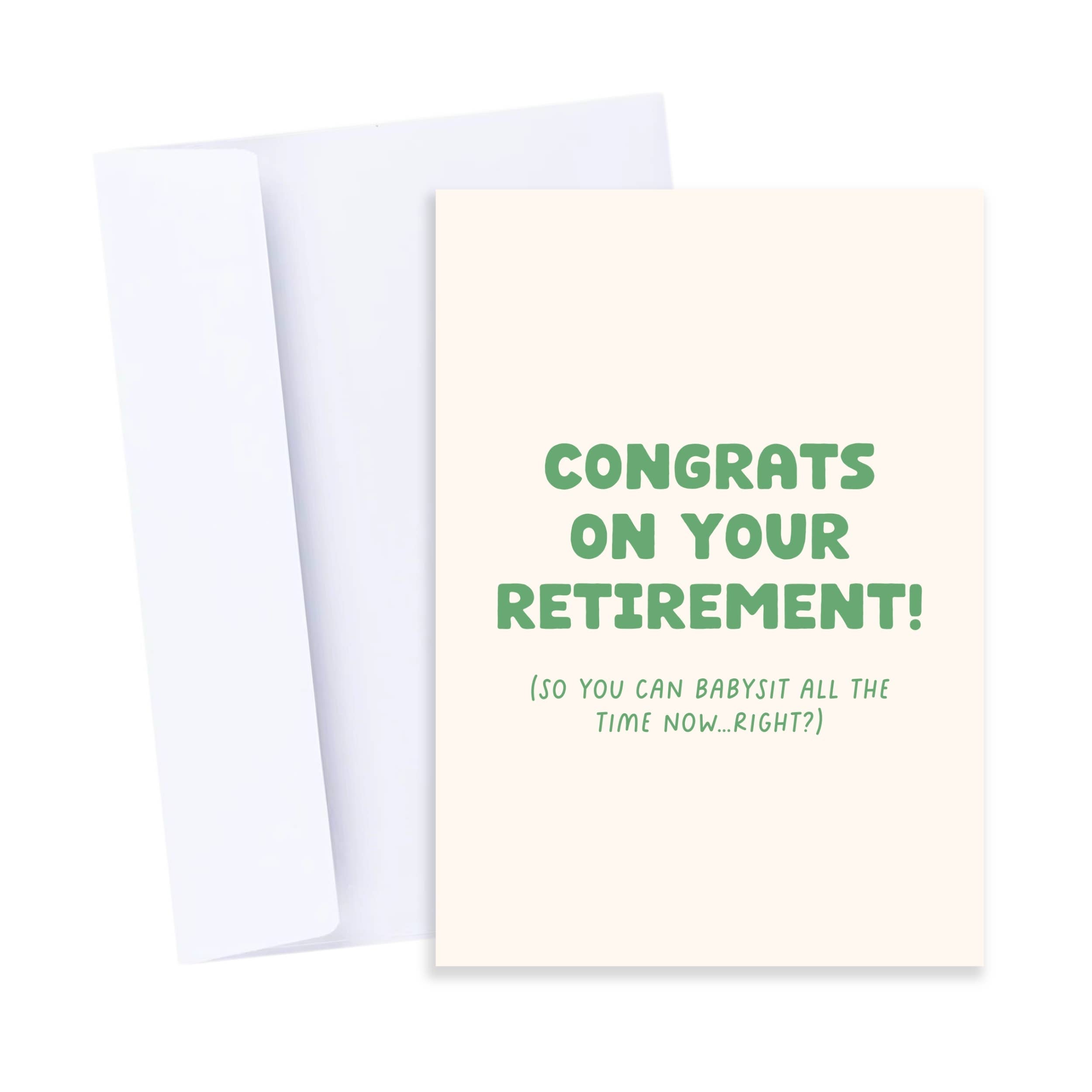 Happy Retirement Card | Congrats Funny Grandparent Card – QVWC SHOP!