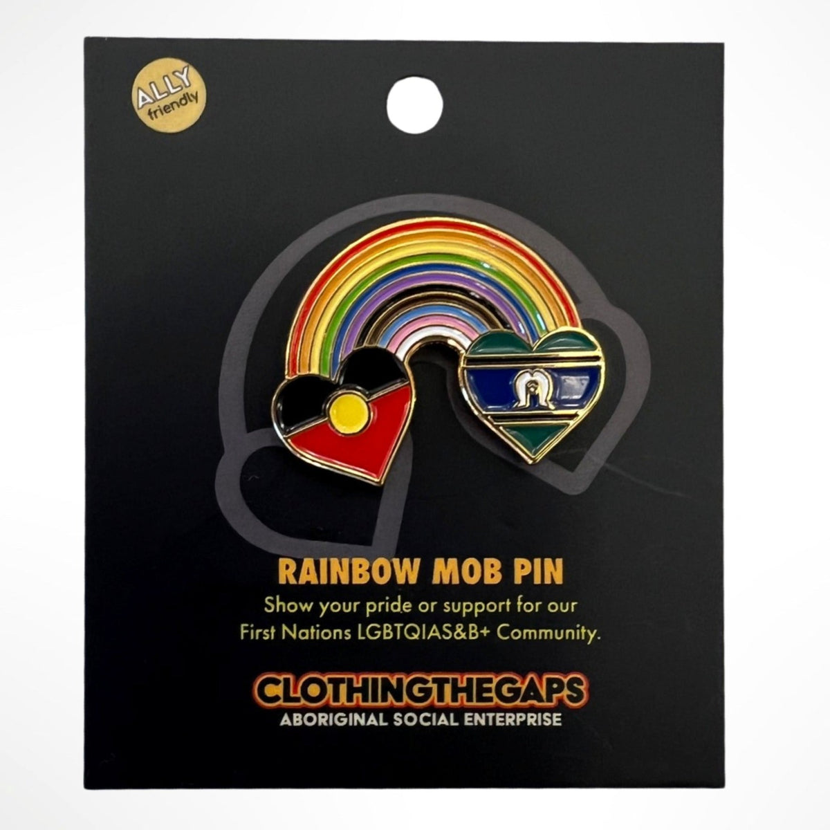 Rainbow Mob Pin – QVWC SHOP!
