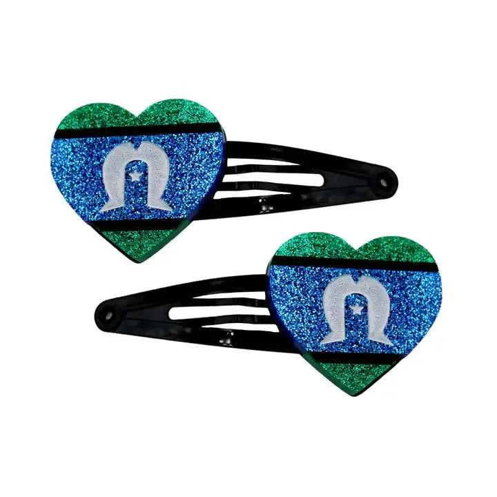 Torres Strait Islander Heart Hair Clips – QVWC SHOP!